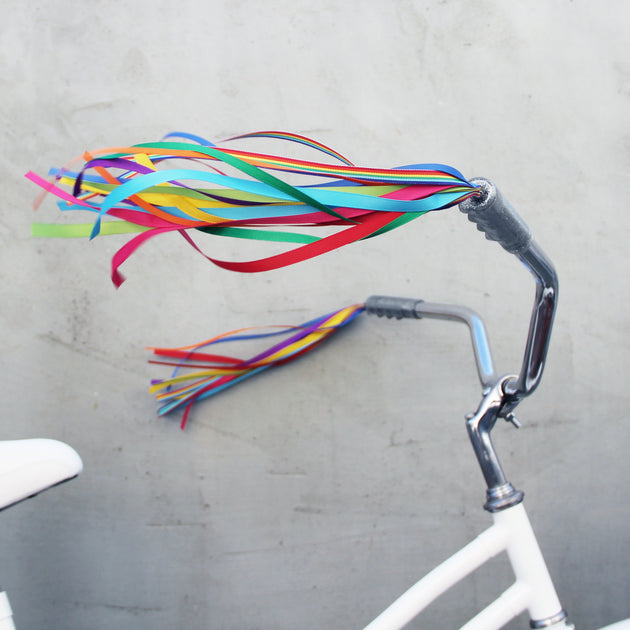 Retro Your Ride | Rainbow Bright Bike Streamers
